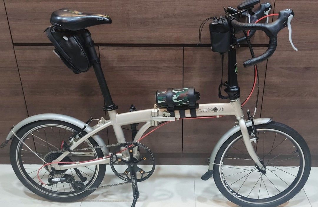 Dahon D8 Foldable Bike Modified, Sports Equipment, Bicycles & Parts ...