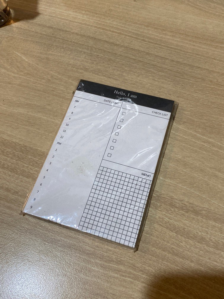 Daily Schedule Pad, Hobbies & Toys, Stationary & Craft, Stationery ...