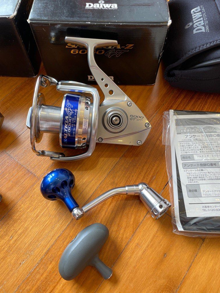 DAIWA SALTIGA 6000 GT FISHING REEL, Sports Equipment, Fishing on Carousell