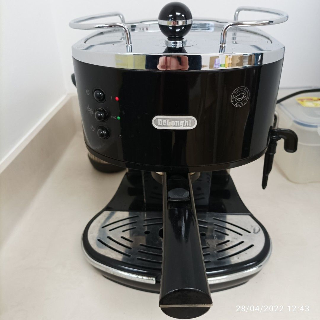 Delonghi Icona Vintage Espresso Coffee Machine, TV & Home Appliances ...