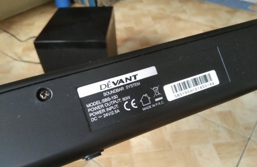 DEVANT SUBWOOFER AND SOUNDBAR on Carousell