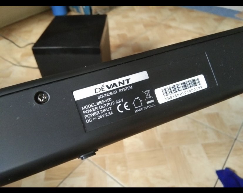 DEVANT SUBWOOFER AND SOUNDBAR on Carousell