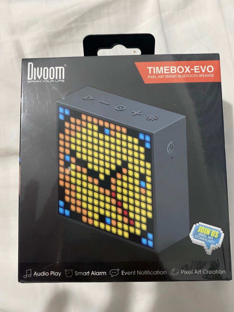 Divoom Timebox-Evo Bluetooth Speaker, Audio, Soundbars, Speakers ...