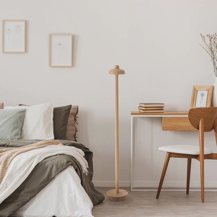 DUNTE Vertical Knob Floor Lamp, Furniture & Home Living, Lighting ...