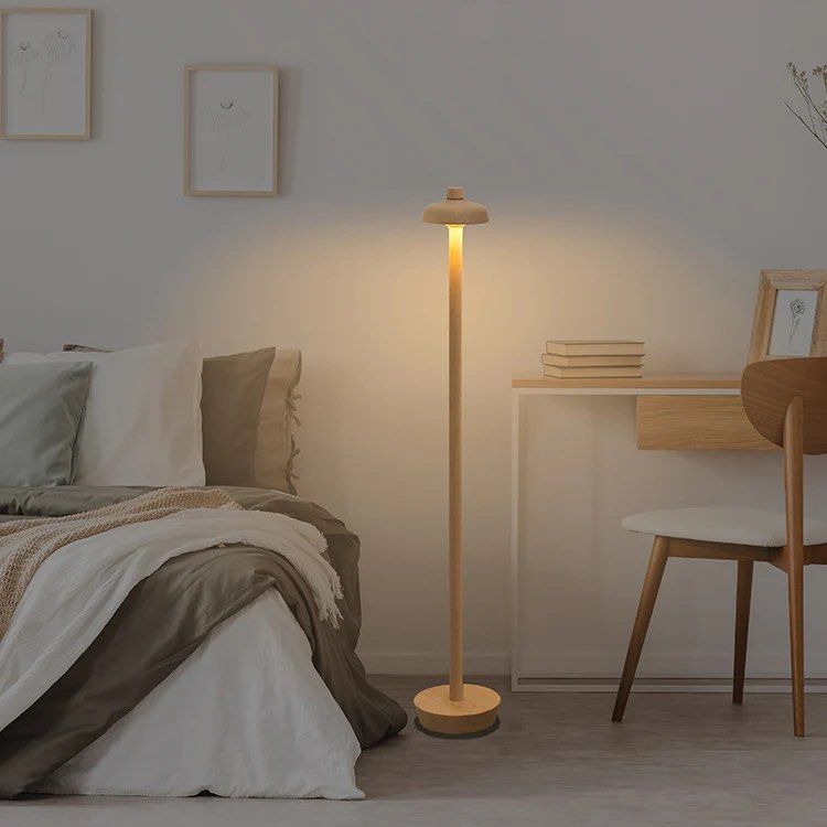 DUNTE Vertical Knob Floor Lamp, Furniture & Home Living, Lighting ...