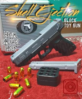 Toy Shell Ejection Gun Glock, Hobbies & Toys, Toys & Games on Carousell