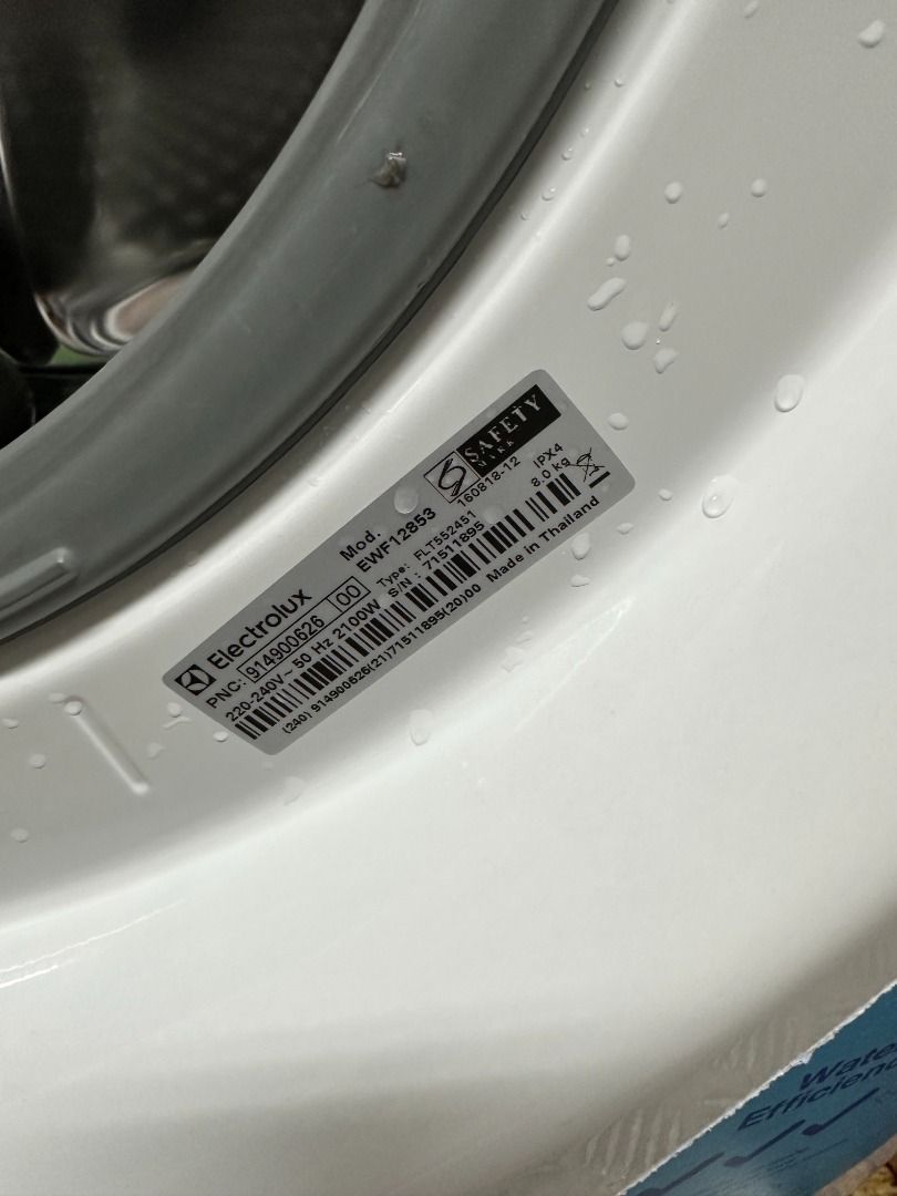 ELECTROLUX 8KG Front-Loader Washing Machine EWF12853-1, TV & Home ...