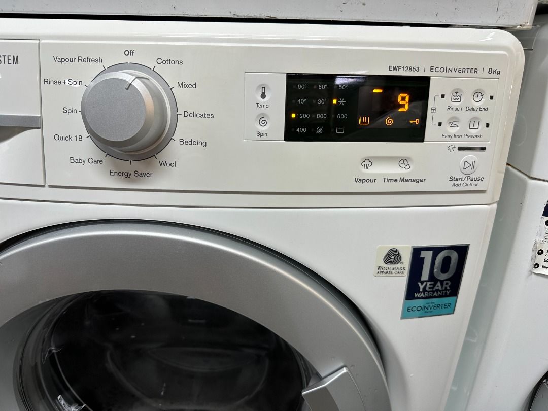 ELECTROLUX 8KG Front-Loader Washing Machine EWF12853-1, TV & Home ...