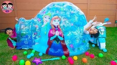 Elsa inflatable egloo, Hobbies & Toys, Toys & Games on Carousell