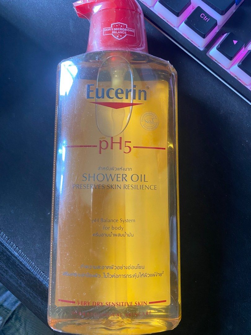 Eucerin pH5 shower oil, Beauty & Personal Care, Bath & Body, Bath on ...