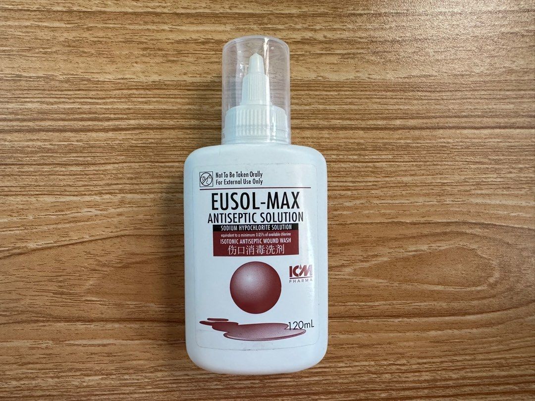 Eusol Max Antiseptic Solution 120ml, Health & Nutrition, Medical ...