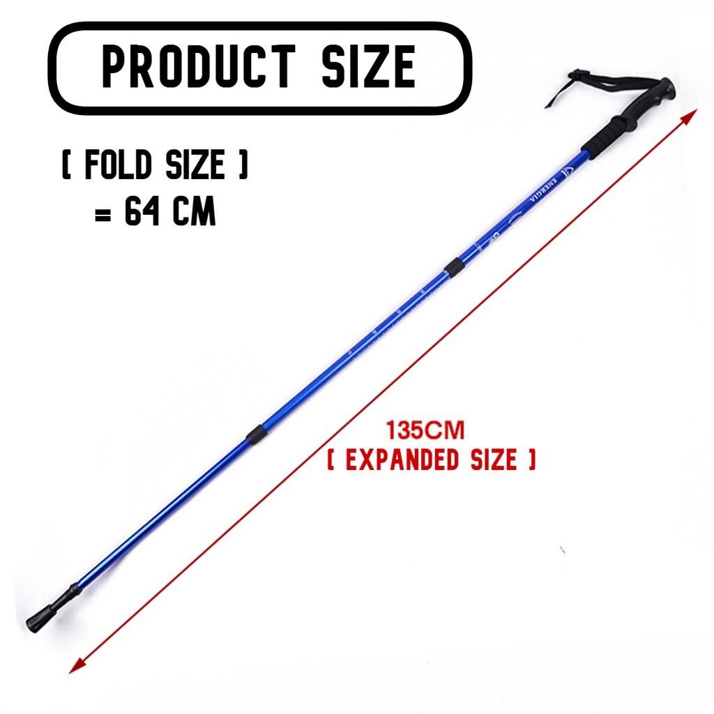 Expandable Trekking Poles/ Outdoor Trekking Poles/ Collapsible Hiking ...