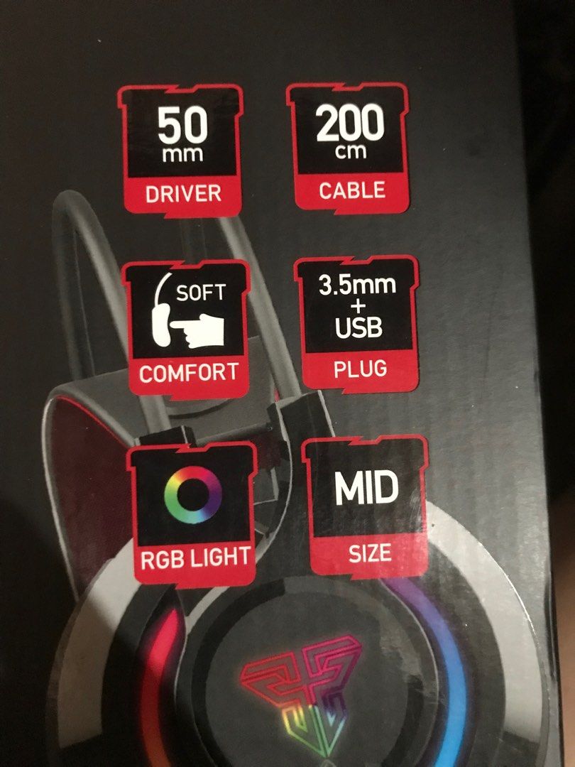 Fan tech HG20 Rgb Gaming headset, Audio, Headphones & Headsets on Carousell