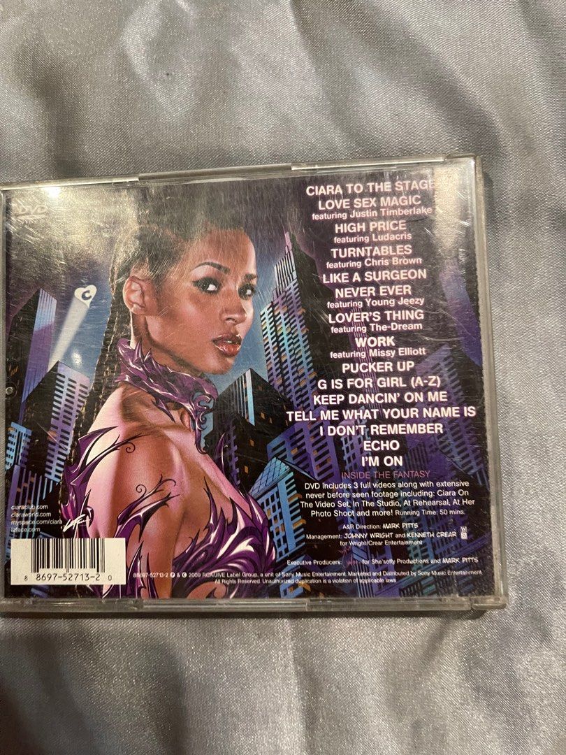 Fantasy Ride Ciara CD DVD ALBUM on Carousell