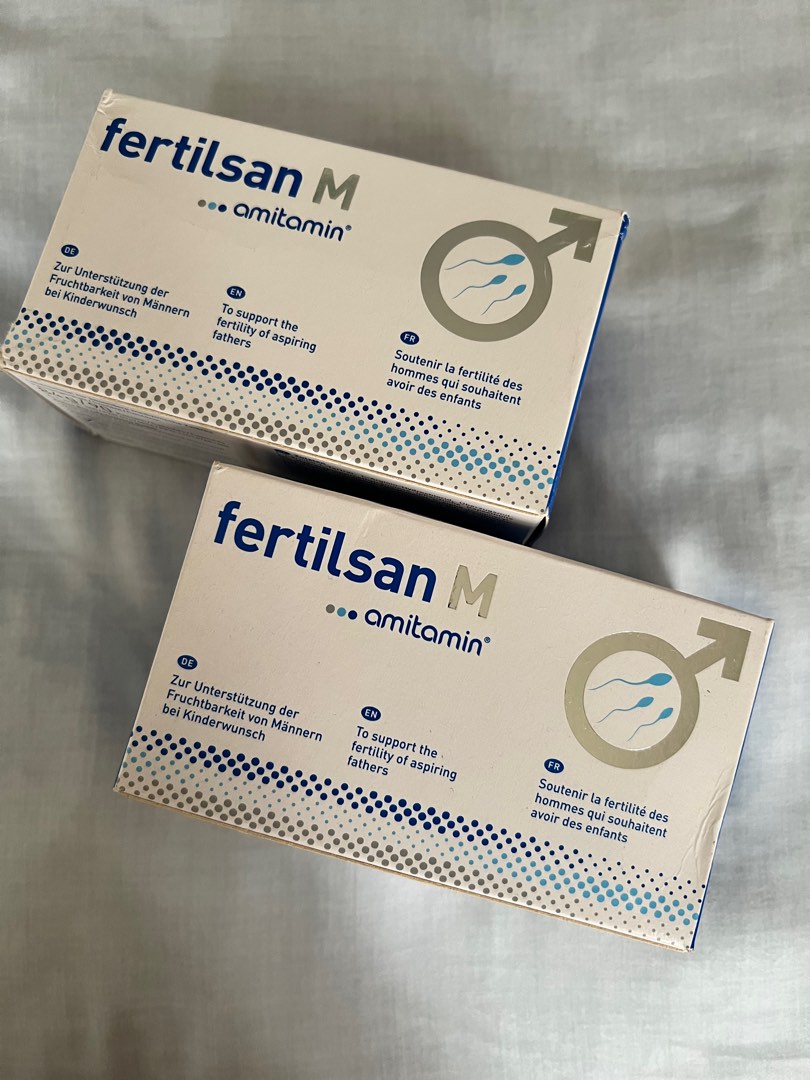 Fertilsan M 2 boxes x 90 capsules, Health & Nutrition, Health ...