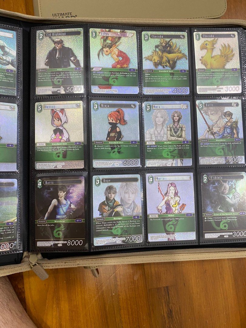 FINAL FANTASY CARD GAME FFTCG COMPLETE FOIL SET, Hobbies & Toys, Toys & Games on Carousell