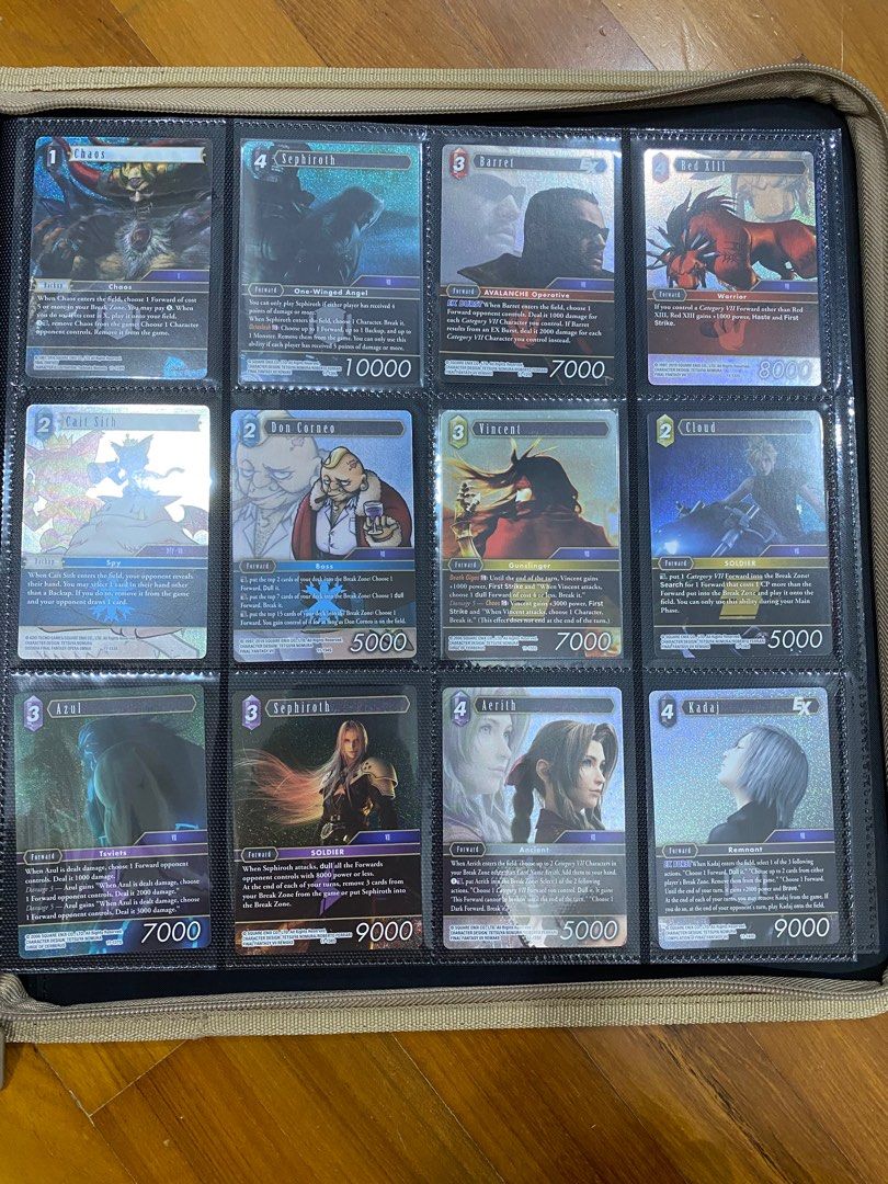 FINAL FANTASY CARD GAME FFTCG COMPLETE FOIL SET, Hobbies & Toys, Toys & Games on Carousell