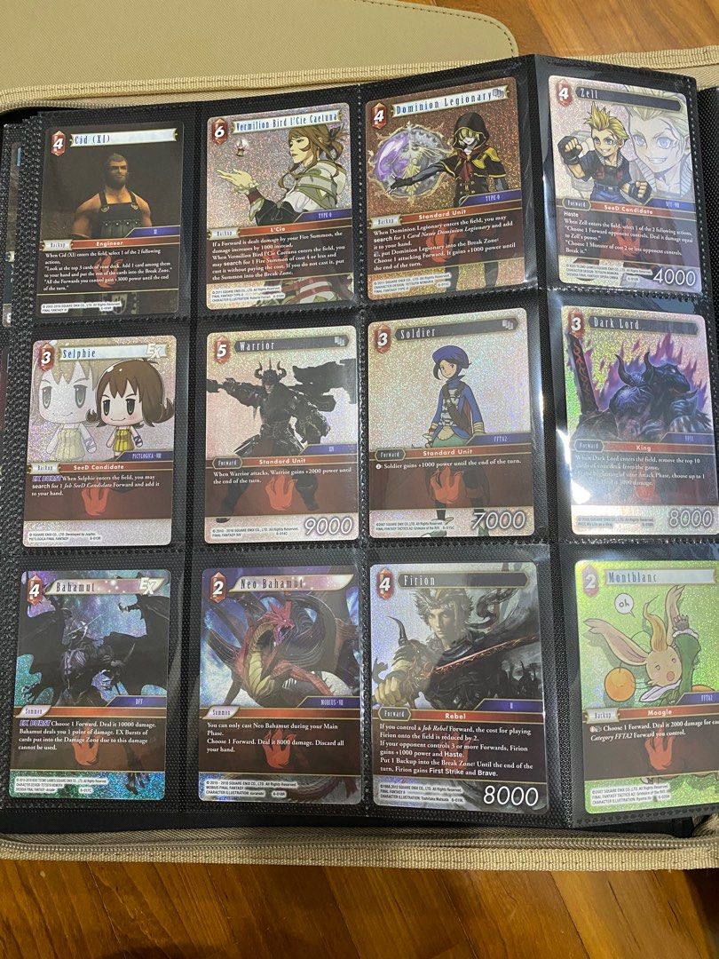 FINAL FANTASY CARD GAME FFTCG COMPLETE FOIL SET, Hobbies & Toys, Toys ...
