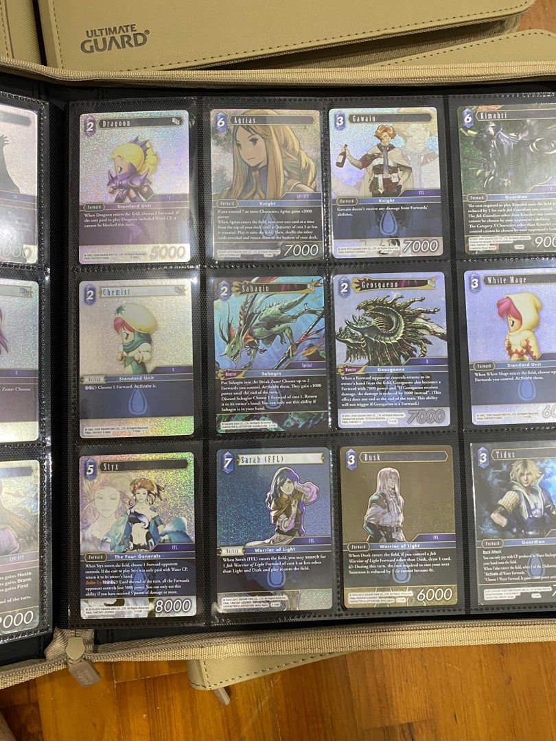 FINAL FANTASY CARD GAME FFTCG COMPLETE FOIL SET, Hobbies & Toys, Toys & Games on Carousell