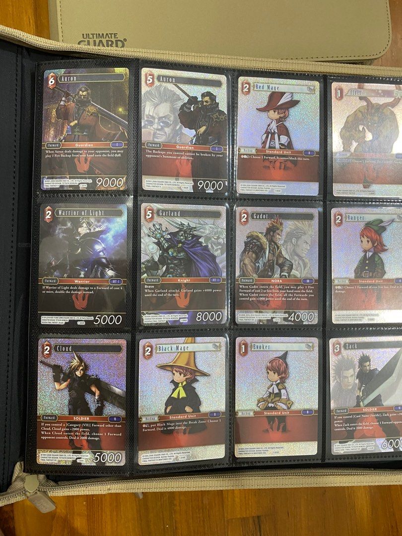 FINAL FANTASY CARD GAME FFTCG COMPLETE FOIL SET, Hobbies & Toys, Toys ...