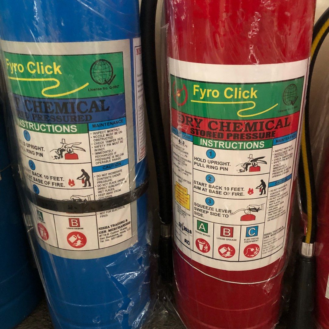 Fire Extinguisher 20lbs Dry Chemical AFFF Chemical on Carousell