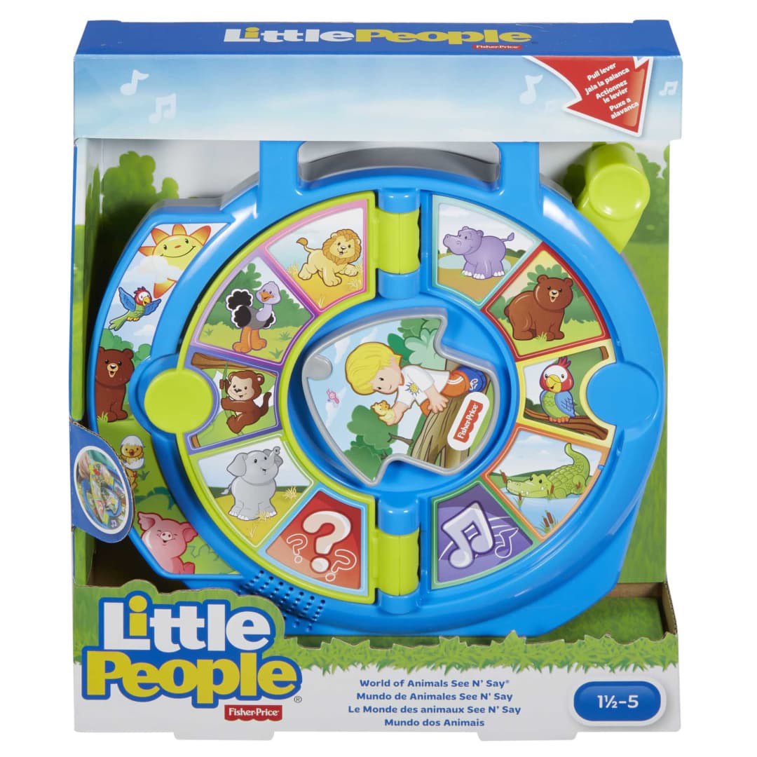 Fisher-Price Little People See ‘N Say Toddler Toy With Music And Sounds ...