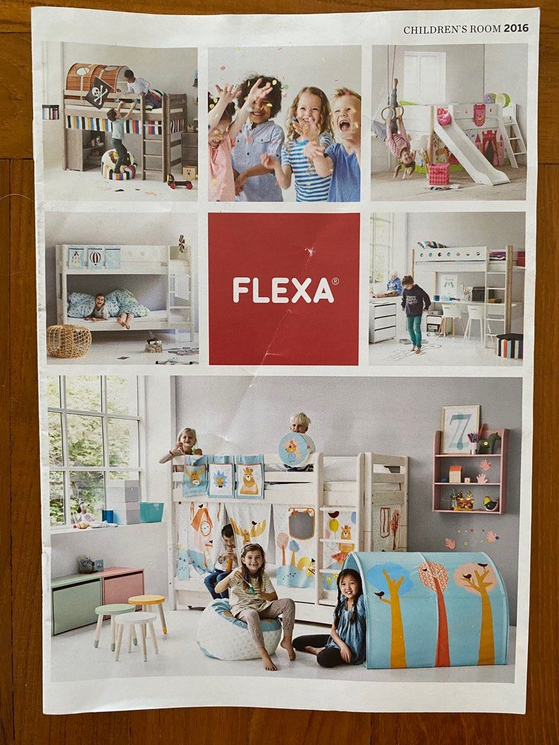 FLEXA Study Desk for kids w tiltable desktop - solid wood, Babies ...