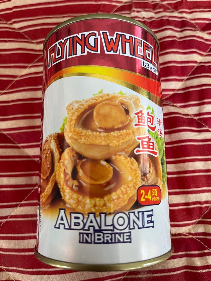 Flying Wheel Abalone in Brine 425 g, Food & Drinks, Packaged & Instant ...