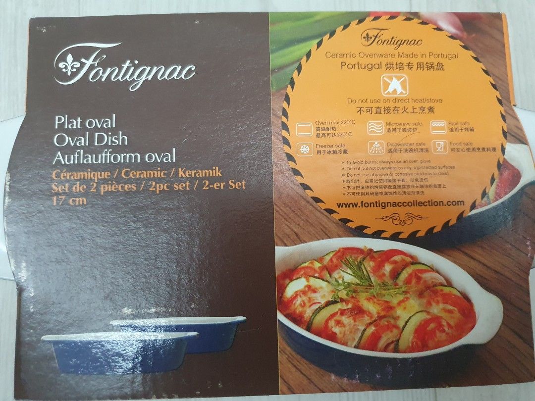 Fontignac Ceramic Dish Set, Furniture & Home Living, Kitchenware ...