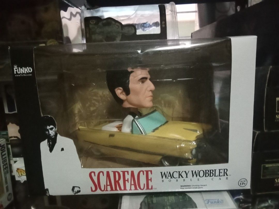 Funko Scarface with Car, Hobbies & Toys, Toys & Games on Carousell