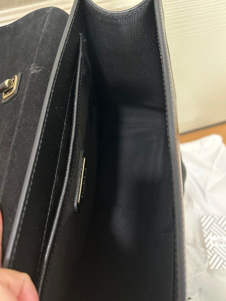 Furla metropolis medium black bag, Luxury, Bags & Wallets on Carousell
