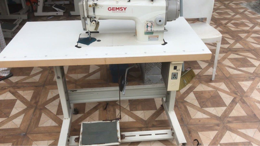 Used mesin jahit lurus terpakai gemsy GEM8801-D1 Automatic Single ...