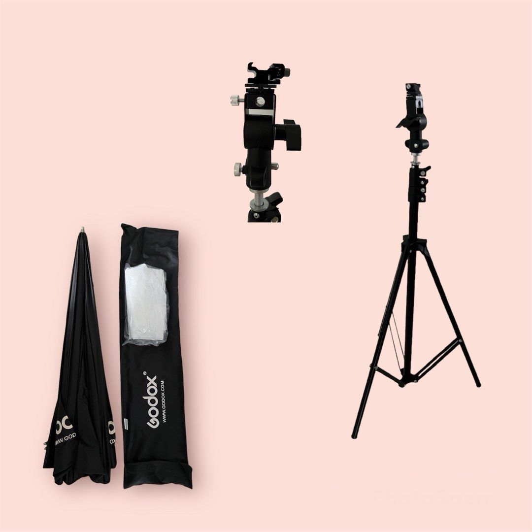 Godox 80cm Octagon Softbox, Bracket, Light Stand, Photography ...