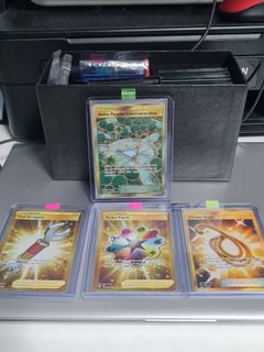 Gold Trainer Cards, Hobbies & Toys, Toys & Games on Carousell