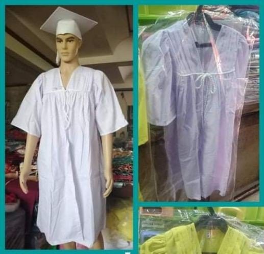 Graduation Toga with Cap, Men's Fashion, Tops & Sets, Sets ...