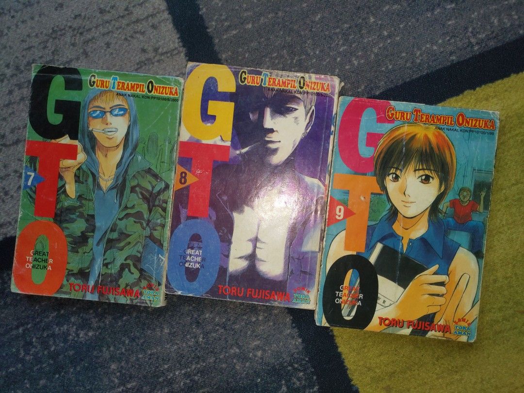 GTO Great Teacher Onizuka volume 7,8,9, Hobbies & Toys, Books & Magazines, Comics & Manga on ...