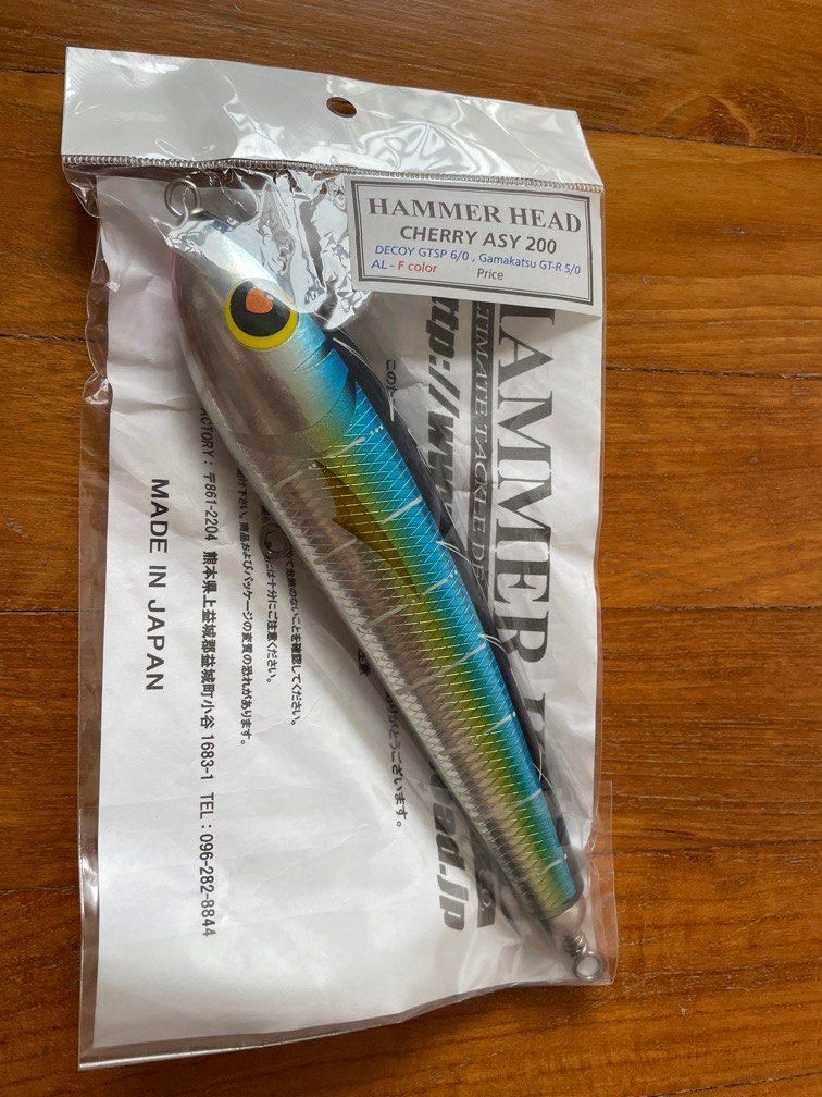 HAMMER HEAD FISHING POPPER LURE, Sports Equipment, Fishing on Carousell