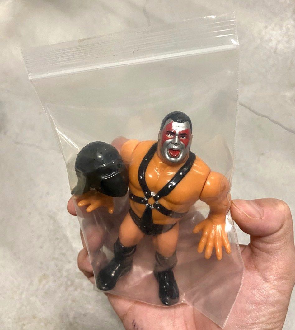 Hasbro 1990 WWF Wrestling Demolition Ax (w/Mask) Action Figure, Hobbies ...