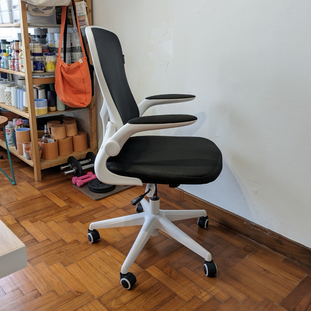 HBADA Office Chair (White), Furniture & Home Living, Furniture, Chairs ...