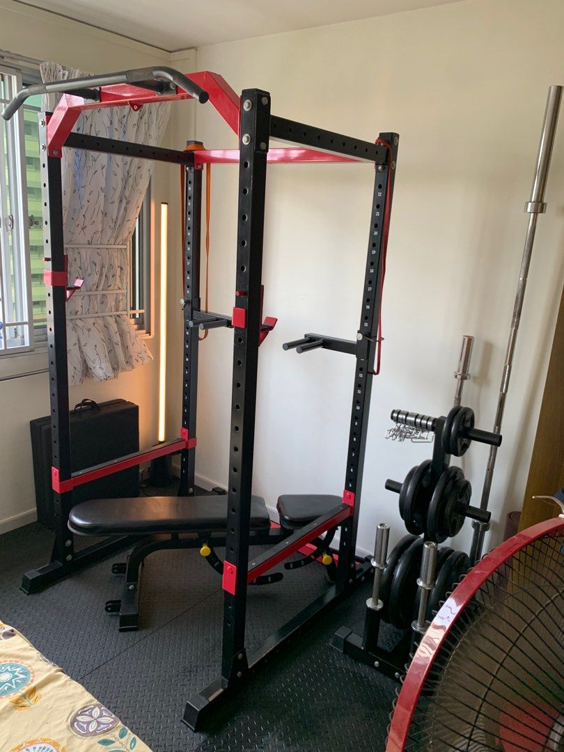 Home gym setup, Sports Equipment, Exercise & Fitness, Weights & Dumbbells on Carousell
