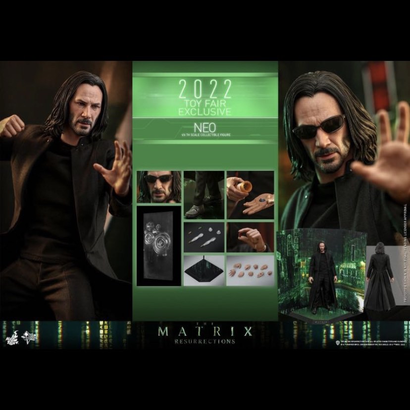 Hot Toys The Matrix Resurrections - 1/6th scale Neo Keanu Reeves ...