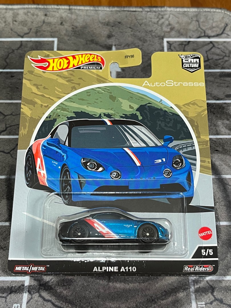 Hot Wheels Car Culture Auto Strasse - Alpine A110, Hobbies & Toys, Toys ...