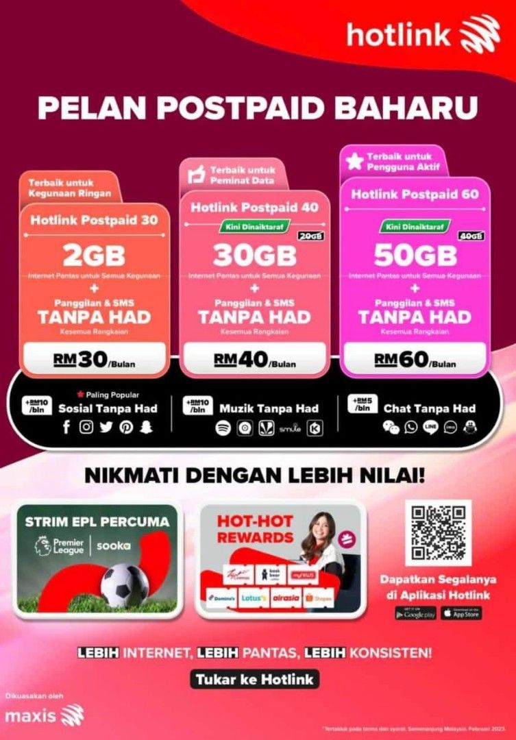 HOTLINK FLEX60 BOLEH CLAIM SMARTPHONE HARGA SUBSIDI, Mobile Phones ...