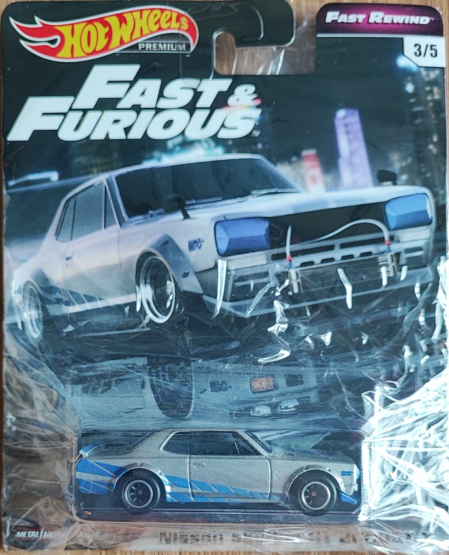 Hotwheels Premium Fast & Furious Fast Rewind Nissan Skyline HT2000GT-X ...