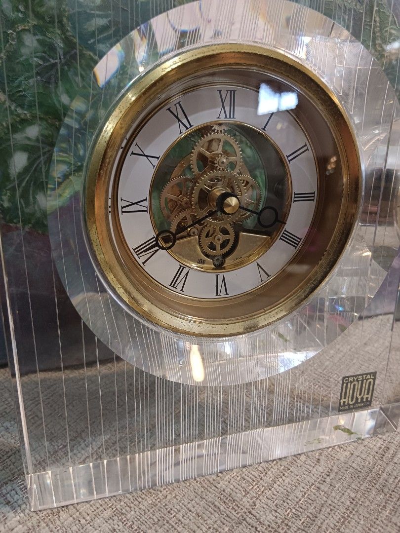HOYA Crystal Table Clock on Carousell