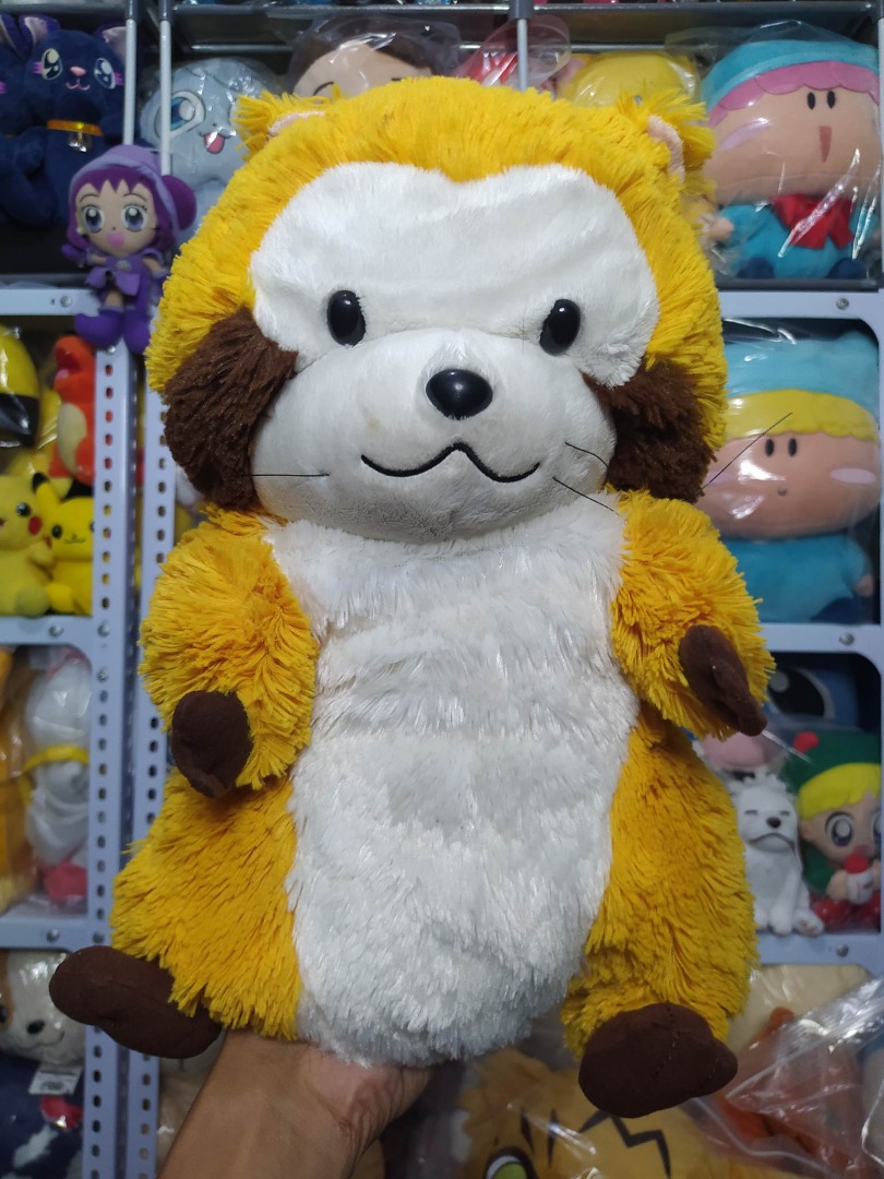 Huggable Furry Rascal Racoon Anime Plush Toy on Carousell