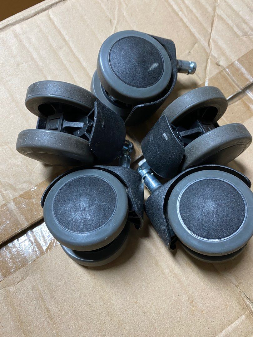 Ikea chair wheels set (5pcs), Furniture & Home Living, Furniture ...
