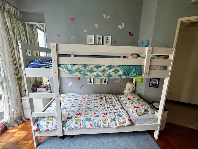 IKEA MYDAL Childrens Bunk Bed (White), Furniture & Home Living ...