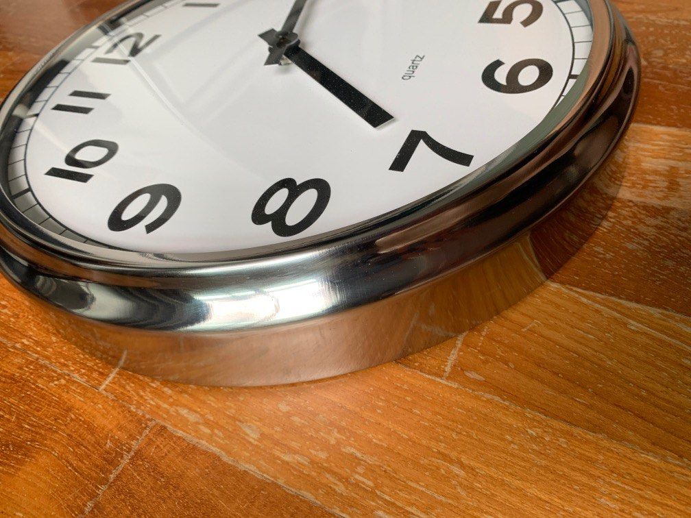Ikea Pugg wall clock 32cm diameter , Furniture & Home Living, Home ...