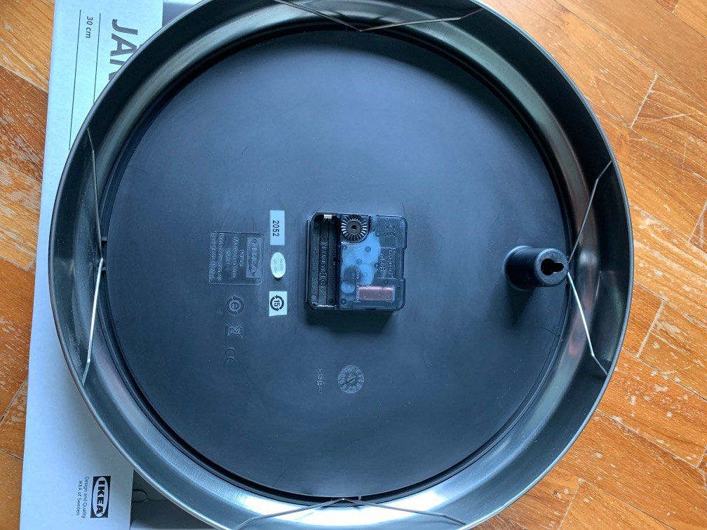 Ikea Pugg wall clock 32cm diameter , Furniture & Home Living, Home ...